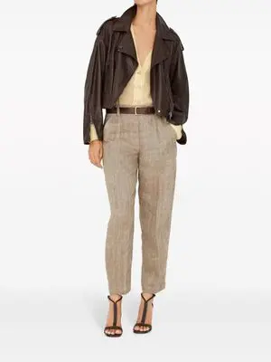 Brunello Cucinelli Drop-shoulder Mohair-blend Cardigan