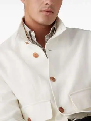Brunello Cucinelli Cargo-pocket Twill Bomber Jacket