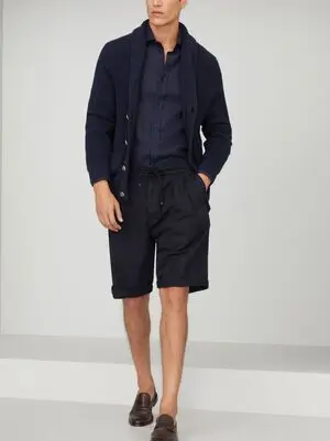 Brunello Cucinelli Drawstring Waistband Bermuda Shorts