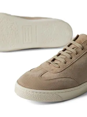 Brunello Cucinelli Almond-toe Sneakers - Brown