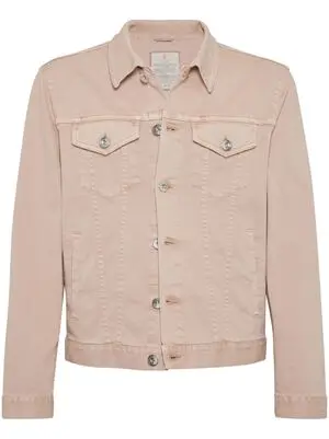 Brunello Cucinelli Classic-collar Denim Jacket