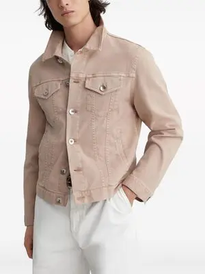 Brunello Cucinelli Classic-collar Denim Jacket