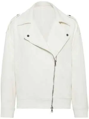 Brunello Cucinelli Zip-up Biker Jacket