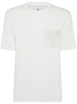 Brunello Cucinelli Patch-pocket Cotton T-shirt