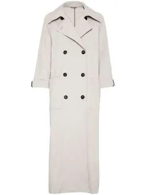 Brunello Cucinelli Notched-collar Double-breasted Coat