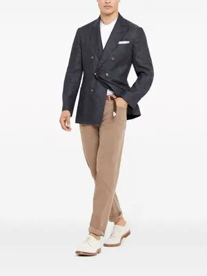 Brunello Cucinelli Dyed Straight-leg Jeans - Brown
