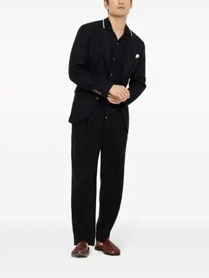 Brunello Cucinelli Straight-leg Track Pants - Black