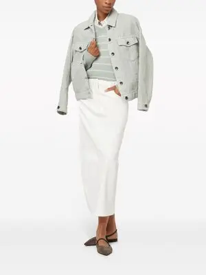 Brunello Cucinelli Striped Ribbed Jumper