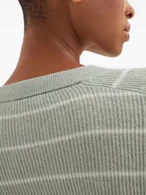 Brunello Cucinelli Striped Ribbed Jumper