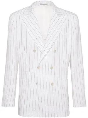 Brunello Cucinelli Notched Lapel Jackets For Men