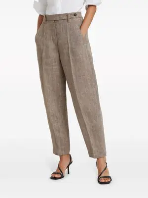 Brunello Cucinelli Tailored Linen Trousers