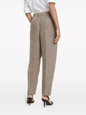 Brunello Cucinelli Tailored Linen Trousers