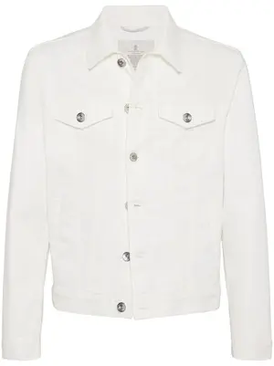 Brunello Cucinelli Slim-fit Denim Jacket