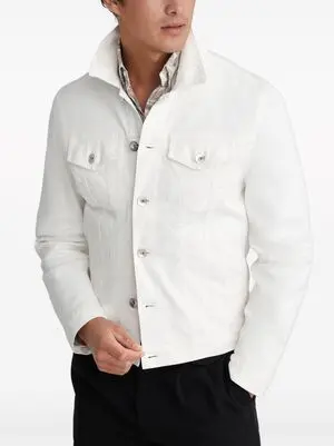 Brunello Cucinelli Slim-fit Denim Jacket