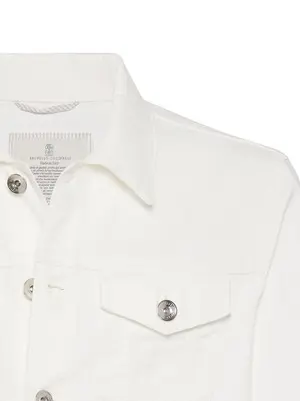 Brunello Cucinelli Slim-fit Denim Jacket