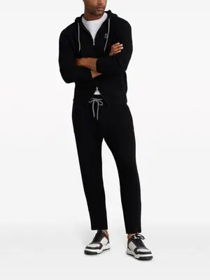 Brunello Cucinelli Ribbed Cashmere Track Pants