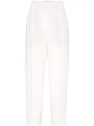 Brunello Cucinelli Straight Hem Pants For Women