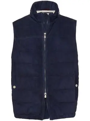 Brunello Cucinelli Quilted Vests For Men