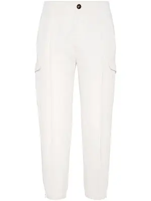 Brunello Cucinelli Cargo-pocket Cropped Trousers