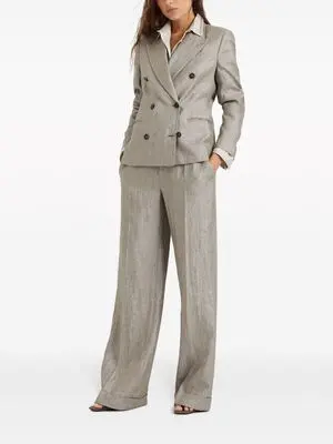 Brunello Cucinelli Appliqué-detail Long-sleeve Shirt