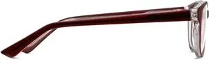 Zenni Vintage Inspired Oval Eyeglasses - Red