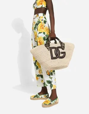 Dolce & Gabbana Medium Kendra Shopper With Dg Logo - Multicolor
