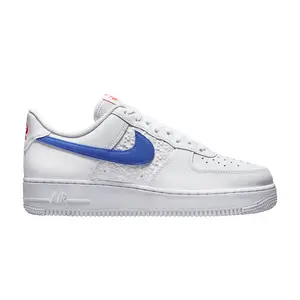 Nike Force 1 '07 Embossed Hoops - White