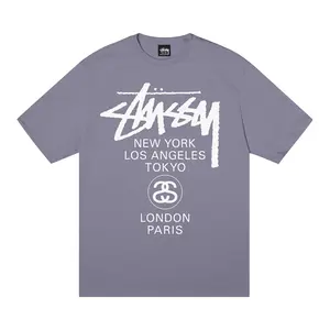 StÜssy World Tour Tee 'mauve - Purple