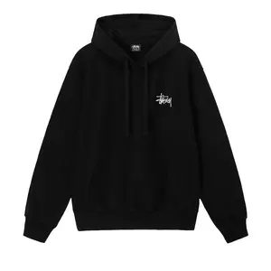 StÜssy Basic Pigment Dyed Hoodie - Black