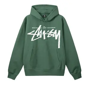 StÜssy Big Stock Hoodie - Green