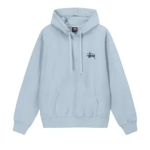 StÜssy Basic Pigment Dyed Hoodie - Blue