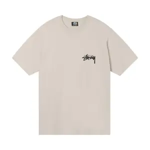 StÜssy Fuzzy Dice Tee 'smoke' Cream