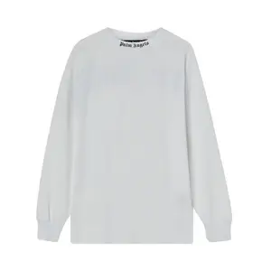 Palm Angels Classic Logo Over Tee Long-sleeve /black - White