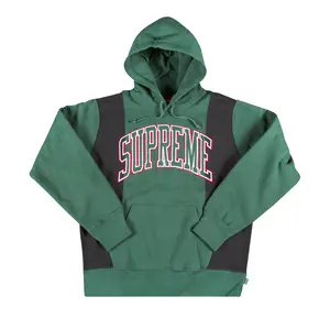 Supreme Paneled Arc Hooded Sweatshirt - Green