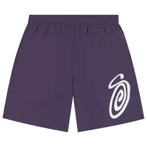 StÜssy Curly S Water Short - Purple