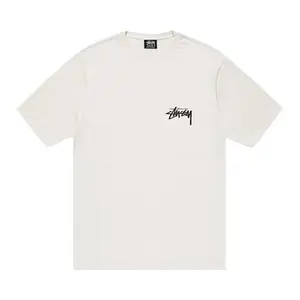 StÜssy How We're Livin' Pigment Dyed Tee 'natural - White