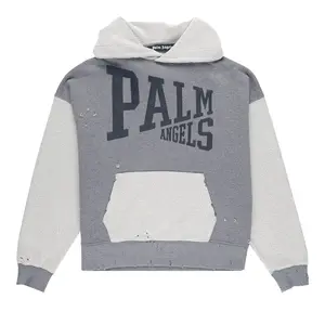 Palm Angels College Hoodie - Grey
