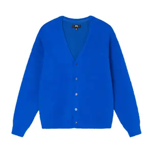 StÜssy Shaggy Cardigan - Blue