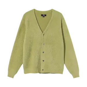 StÜssy Shaggy Cardigan - Green