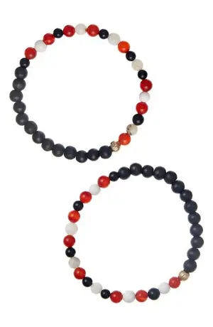 THE HEALER’S COLLECTION Set Of 2 Healer's Bracelets - Black