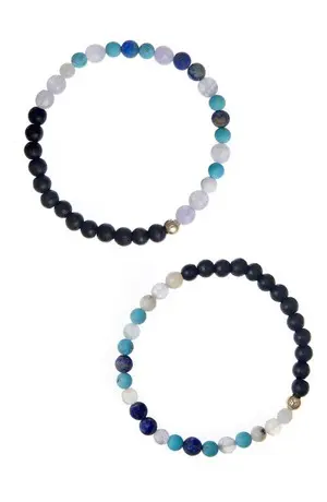 THE HEALER’S COLLECTION Set Of 2 Healer's Bracelets - Black