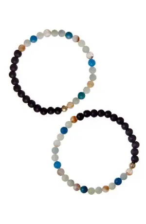 THE HEALER’S COLLECTION Set Of 2 Healer's Bracelets - Black