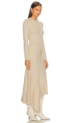 L'academie Odelya Asymmetrical Knit Dress