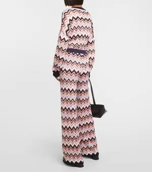 Missoni Zig Zag High-rise Wide-leg Pants - Multicoloured
