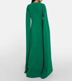 Elie Saab Embellished Cady Gown