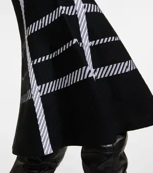 Dorothee Schumacher Checked Midi Dress