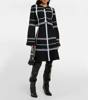 Dorothee Schumacher Checked Midi Dress