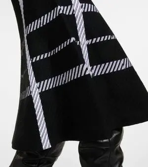 Dorothee Schumacher Checked Midi Dress