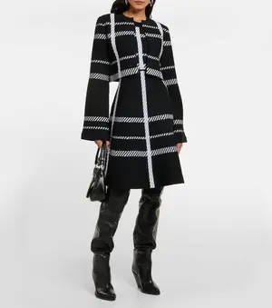 Dorothee Schumacher Checked Midi Dress