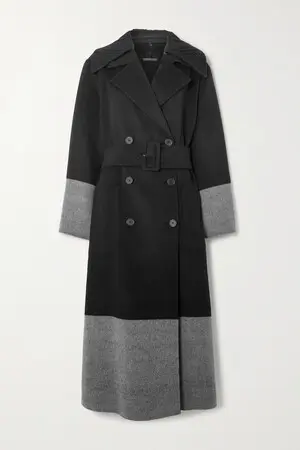 JOSEPH Merton Belted Double-breasted Wool Coat